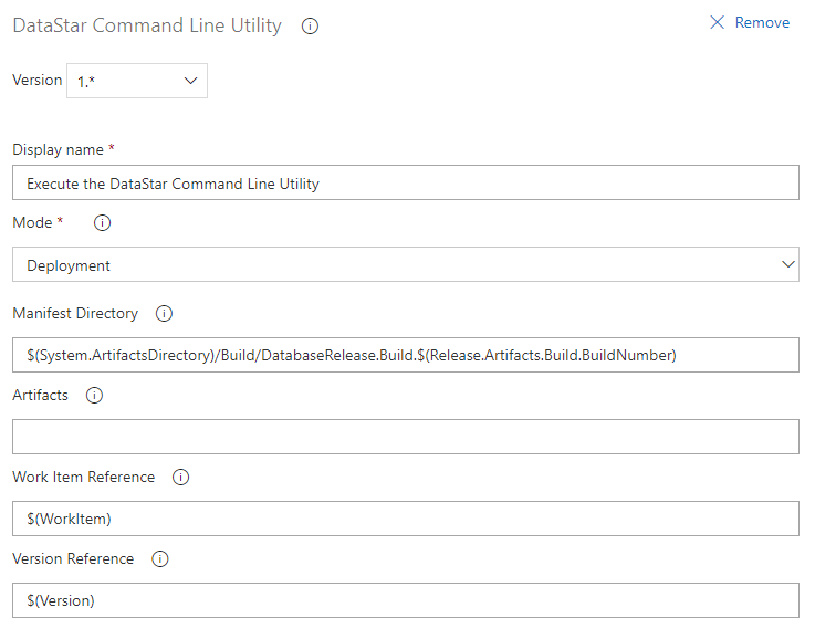 Release - DataStar Documentation